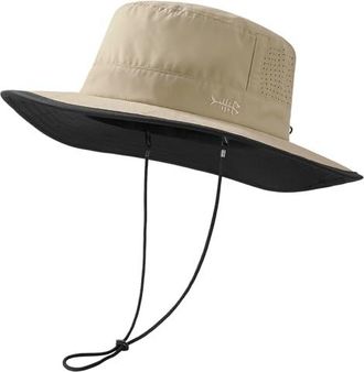 Bassdash UPF 50+ Chapeau de pêche résistant à leau avec Maille perforée au Laser réglable pour Hommes et Femmes, randonnée en Plein air