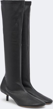 Jacquemus Bottes Collant en cuir