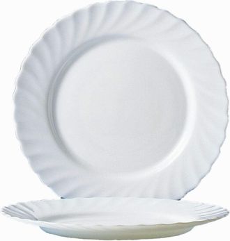 Trianon 12 Teller 24,5 cm Arcoroc Opalglas