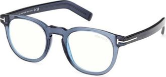 Tom Ford Homme, Accessoires, Bleu, Taille: 48 MM Optical Frame