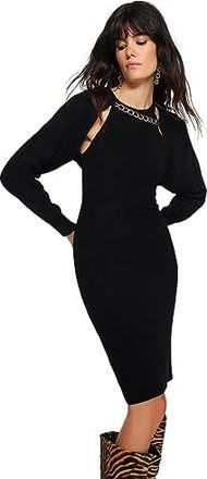 Trendyol Bodycon Slim fit Knitwear Dress Robe, Black, M Femme