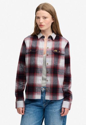 Superdry Karobluse LUMBERJACK CHECK FLANNEL SHIRT Baumwolle, regular fit