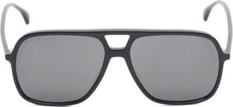 Gucci 2020s Sonnenbrille mit eckigem Gestell - Schwarz