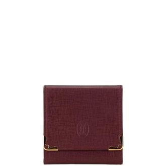 Cartier Pre-owned Cuir petite-maroquinerie - Femme - Pre-owned - Rouge - Taille: ONE Size