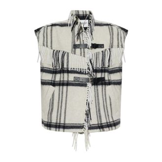 Isabel Marant Ginesa Wollweste - - Jackets - Damen - Beige - S