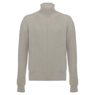 Rick Owens Pull &agrave; col roul&eacute; - Homme - Pulls - Gris - Taille: L
