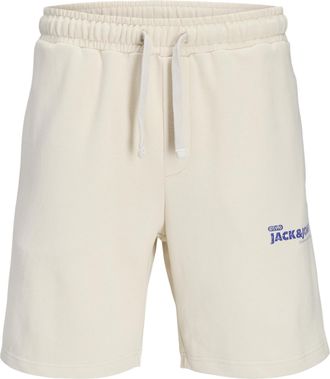 Jack & Jones Jpstgordon Charge Print Sweat Shorts Mid