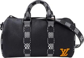 Louis Vuitton unisex, Pre-owned, Noir, Taille: ONE Size Sac fourre-tout en cuir doccasion
