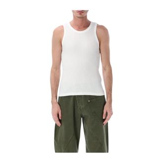 J.W.Anderson Rippstrick-Top - - Tops - Herren - Wei&szlig; - XL