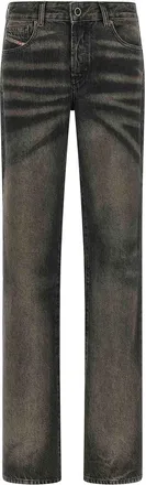 Diesel Straight Leg Jeans - Schwarz