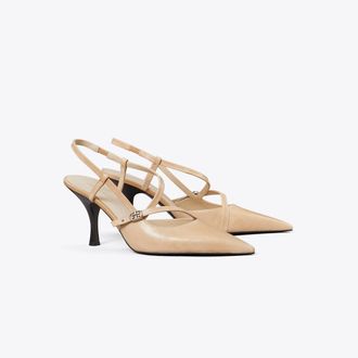 Tory Burch Damen Pumps mit Doppel-T und Schnalle