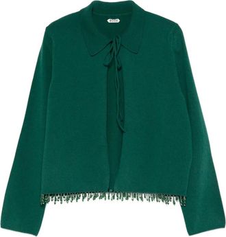 Bode cardigan Lodge - Vert