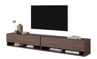 Selsey Selsey - Mirrgo - Mobile Tv - 200 Cm - Sospeso Con Vani A Giorno, Noce