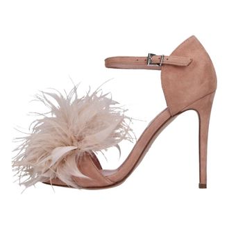 Anna F. Femme, Chaussures, Rose, Taille: 39 EU High Heel Sandales