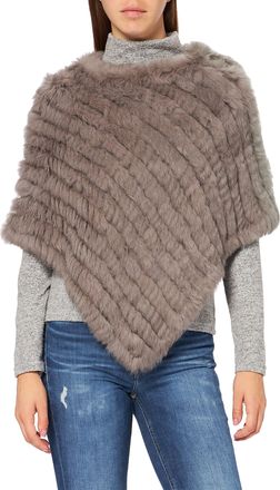 Oakwood Damen Davos Poncho, Grau (Gris 0527), One Size (Herstellergröße: TU)
