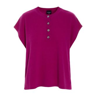 Bitte Kai Rand Weiche Kaschmir-Strickbluse - - Knitwear - Damen - Rosa - XL
