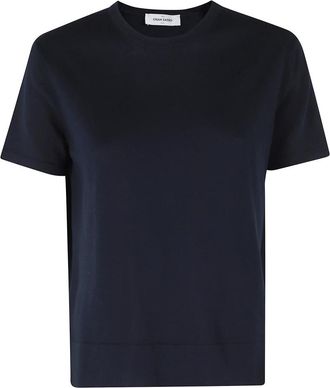 Gran Sasso Femme, Pulls, Bleu, Taille: 42 FR Girocollo Sweater