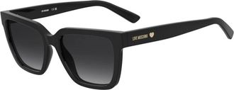 Love Moschino Femme, Accessoires, Noir, Taille: 55 MM Mol087/S 807/9O Lunettes de soleil
