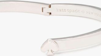 Kate Spade New York Kate Spade Everyday Spade Schmaler Metall-Armreif f&uuml;r Frauen in Silber | Metall
