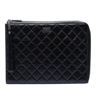 Chanel Pre-owned Gesteppte Kalbsleder Clutch - - Pre-owned - Damen - Schwarzk - ONE SIZE