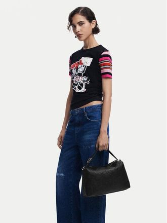 Desigual Handtasche All Mickey Bergamo 25SAXP65 Schwarz