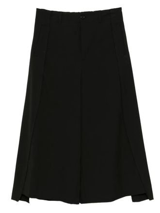 Songzio pantalon court à effet usé - Noir