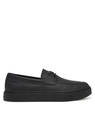 Calvin Klein Halbschuhe Hybrid Clean Boat Shoe Lth HM0HM02233 Schwarz
