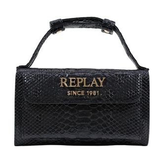 Replay Femme, Sacs, Noir, Taille: ONE Size Small Handbag