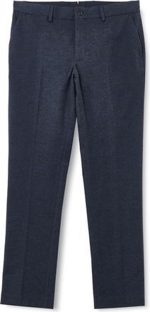 Tommy Hilfiger Herren Stoffhose Denton Brushed Check Anzughose, Blau (Desert Sky), 33W/36L