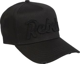 Dsquared2 Homme, Accessoires, Noir, Taille: ONE Size Rebels Baseball Cap