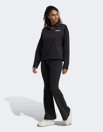 adidas adidas Performance - Seasonal Essentials - Pantalon &eacute;vas&eacute; en tissu &eacute;ponge - Noir