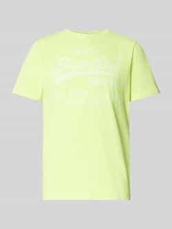 Superdry T-Shirt mit Label-Print Modell Neon