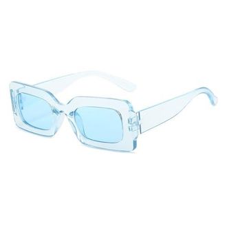 Generic Lunettes De Soleil Carr&eacute;es &Agrave; Petite Monture For Hommes, For Lext&eacute;rieur, Les D&eacute;placements, Vacances(Blue)