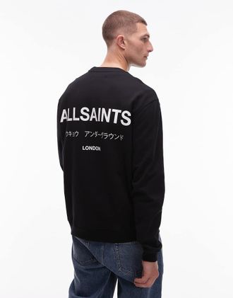 AllSaints Underground - Sweat à col ras de cou - Noir