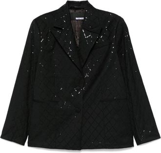 Rotate Sakko mit Pailletten - Schwarz