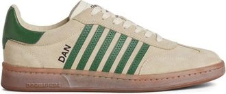 Dsquared2 Low-Top Sneaker - Classic Low-Top Suede Sneakers - Gr. 40 (EU) - in Beige - für Damen