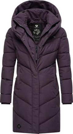 Ragwear Natalka Manteau dhiver chaud matelass&eacute; long imperm&eacute;able avec capuche pour femme XS &agrave; 6XL, XXL