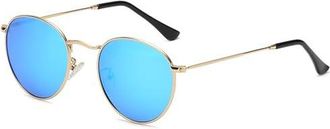 Generic Lunettes de soleil rondes polaris&eacute;es for hommes et femmes, lunettes de soleil de f&ecirc;te de(Blue)