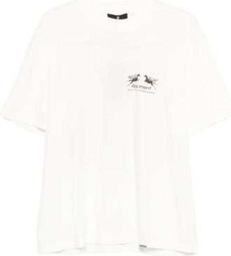 Represent Represent, Homme, Tops, Blanc, Taille: XL T-shirt avec imprim&eacute; au dos