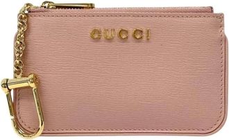 Gucci Porte-monnaie vintage doccasion - Femme - Pre-owned - Rose - Taille: ONE Size