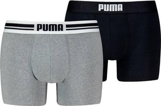 Puma Herren Unterhose EVERYDAY PLACED LOGO BOXER 2P