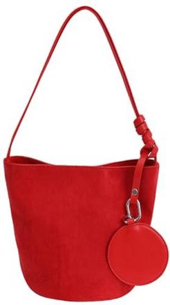 Generic Sac &agrave; bandouli&egrave;re tendance pour femme avec poign&eacute;e - Grande capacit&eacute; - Pour le quotidien et les voyages, rouge, Mittelgro&szlig;e