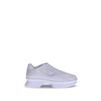 Prada Leder-Sneaker mit skulptierter Sohle - - Shoes - Damen - Lila - 38 1/2 EU