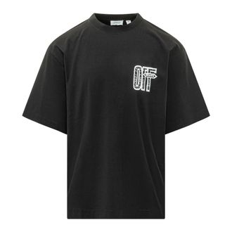Off-white Motion Arrow SS Tee - - Tops - Herren - Schwarzk - XL