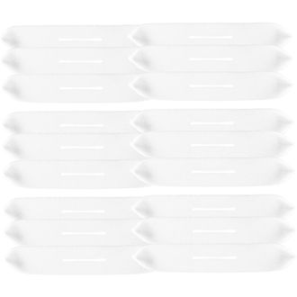 Cabilock 20 St&uuml;ck rutschfeste Schwamm Kleiderb&uuml;gelabdeckung Schulter Schutzh&uuml;lle Wei&szlig; 41x7x0,3cm Schwammstoff Schutz Vor Kleiderkratzern Passend F&uuml;r 40cm Kleid