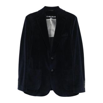 Circolo 1901 Veloursjacke - - Jackets - Herren - Blau - M