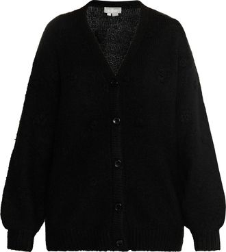 Usha Strickcardigan Damen schwarz