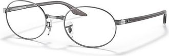Ray-Ban Rb6481v Optics Grau Fassung Klar Glas Polarisiert 53-21