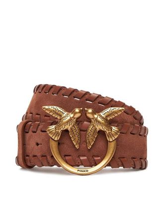 Pinko G&uuml;rtel Love Berry Weaving Belt H4 20252 PLT01 105461.A2QG Braun