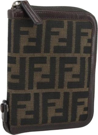 Fendi Pre-owned Couverture dagenda en toile Zucca - Femme - Pre-owned - Brun - Taille: ONE Size